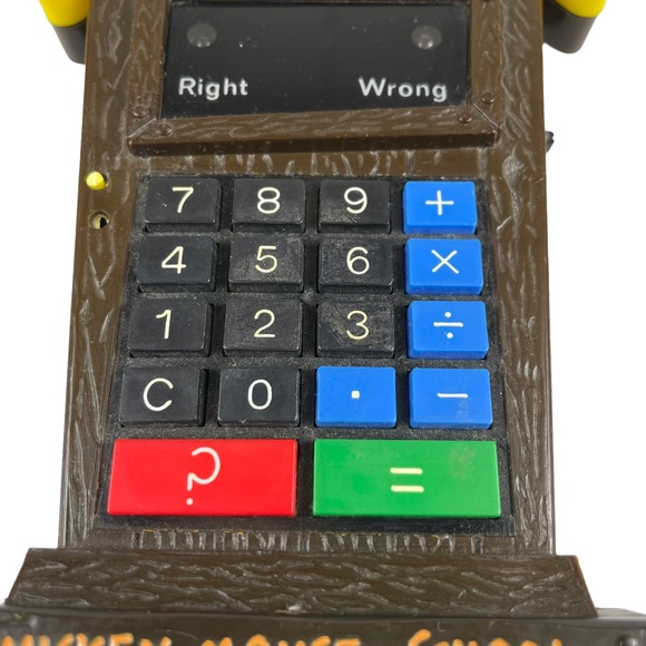 Disney | Toys | Vintage Mickey Mouse School Quiz Calculator 98 Unisonic ...